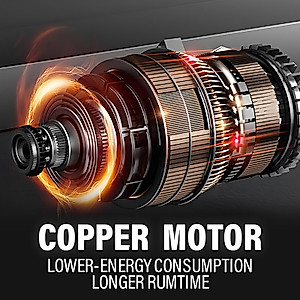 MAXLANDER Cordless Snow Shovel, 20V 11-Inch Electric Battery Snow Blower with Adjustable Handle (4.0Ah Battery, Charger and Cover Included)