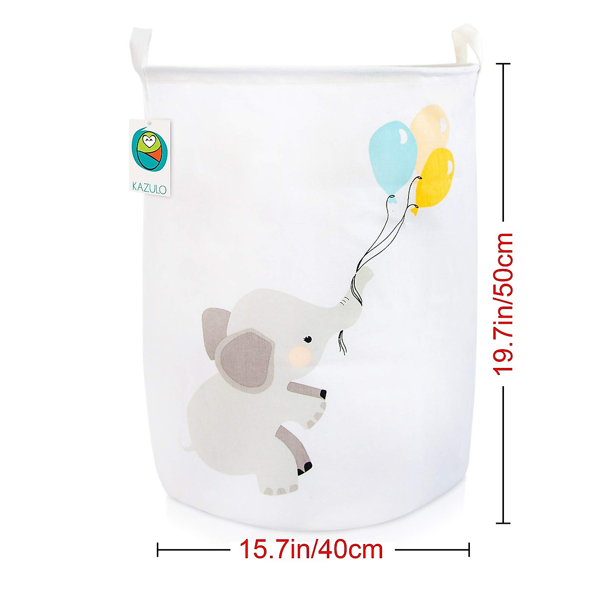 KAZULO 2 Pack Set Pink and Blue, Bunny Easter Baskets For Kids, Egg Hunt Bag For Boys and Girls, Baby laundry Hamper, Kids Easter Basket (Easter Bunny Bundle)