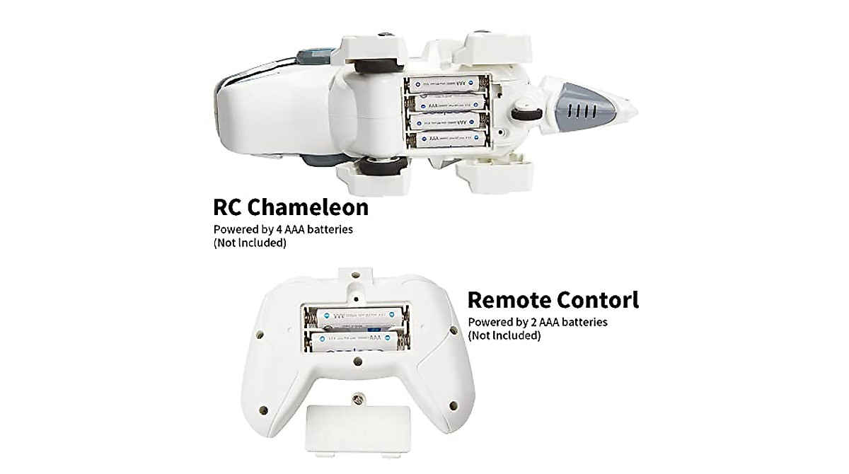 PWTAO Remote Control Chameleon Toy Realistic Animal Infrared RC ...