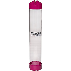 Viewtainer Slit Top Storage Container 2.75"X15", Raspberry