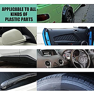 Lotifie Car Plastic Parts Refurbish Agent - Car Refurbishment Cleaning Agent,Car Plastic Refreshing Nano Plastic Refreshing, Car Restorer Cream Quick Restorer (50ML-3PC)