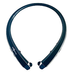 QT S Bluetooth Headset, Lightweight Retractable for Neckband Bluetooth Headphones for Sports Exercise Home & Office, Noise Cancelling Stereo Neckband Wireless Headset Talk 9-10 Hours