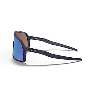 Oakley Men's OO9462 Sutro S Rectangular Sunglasses, Matte Navy/Prizm Sapphire, 28 mm