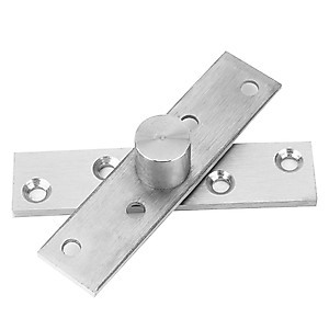 2PCS Rotatable Door Pivot Hinges 360 Degree Stainless Steel Concealing Hinges Door Pivot Hinges Up Down Shaft Hinges Set for Windows Fence Sheds Kitchen Gate(2pcs)