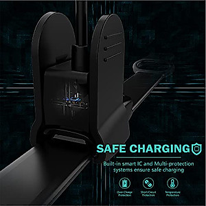 TUSITA [2-Pack Charger Clip Compatible with Halo View - USB Charging Cable 3.3ft 100cm - Fitness Tracker Accessories