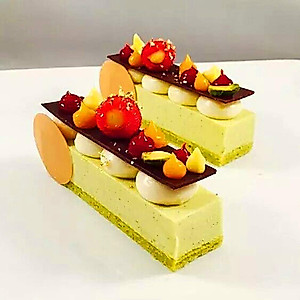 Rectangle Cake Mousse Mold - Stainless Steel Baking Molding Forming Layering Cake Pastry Ring, Cutters Square Baking Metal Ring Molds