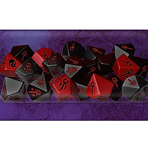 Renegade Games Studios Vampire: The Masquerade Dice Set - for Vampire: The Masquerade Roleplaying Game, New 5th Edition Dice Set