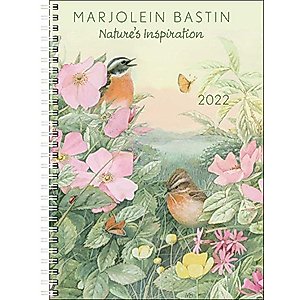 Marjolein Bastin Nature's Inspiration 2022 Monthly/Weekly Planner Calendar