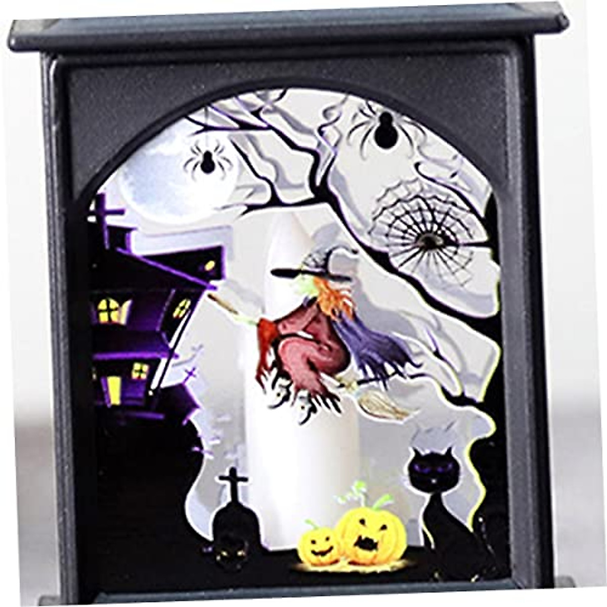 BESPORTBLE Outdoor Candle Mini Lantern LED Lanterns Fall Snow Globe Outdoor Lanterns Portable Vintage Lantern Festival Party Ornament Simulation Flame Light Flame Lamp Decorate Decorations