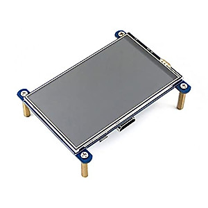 Coolwell Waveshare 4 Inch for Raspberry Pi Screen Touchscreen 480x800 IPS LCD Display Small HDMI Monitor for Raspberry Pi 4B+ 4B 3B+ 3B 2B+ Zero Windows 11 10 8.1 8 7