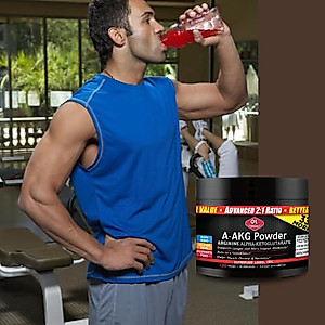 Olympian Labs PSN A-AKG Powder for Men's Health, Energy & Sports Nutrition Performance, 80 Servings, 240 Gram Jar