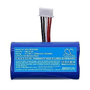 CS Replacement Battery for Urovo i9100 HBL9100 5200mAh / 19.24Wh Barcode Scanner
