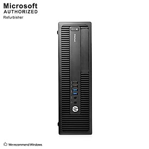 HP EliteDesk 800 G2 Small Form Factor High Performance Desktop PC, Intel Quad Core i5-6500 3.2GHz, 32G DDR4, 1T SSD, WiFi, BT, DP, VGA, Windows 10 Pro 64 Language Supports En/Sp/Fr (Renewed)