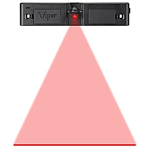 Viper by GLD Products Viper Vault Cabinet & Shot Sisal/Bristle Ready-to-Play Bundle: Elite Set (Shot King Dartboard, Darts, Shadow Buster and Laser Throw Line), Black