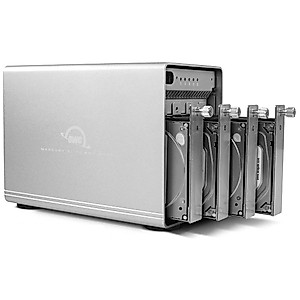 OWC Mercury Elite Pro Quad RAID 5 Four-Bay External Storage Enclosure, Includes SoftRAID XT
