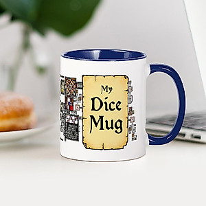 CafePress My Dice Mug Dungeon Map Ceramic Coffee Mug, Tea Cup 11 oz