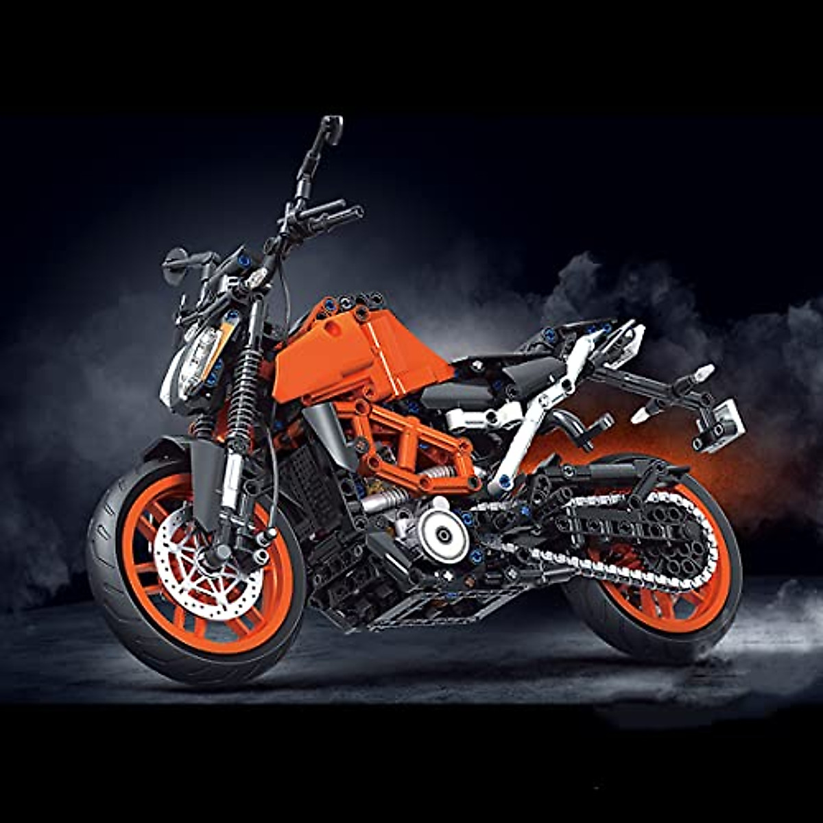 JANN Technic Motorcycle Building Kit, Road Motorcycle Collectible Model Construction Toys Compatible with Lego, Creative Gift for Kids and Adults (718 Pieces)