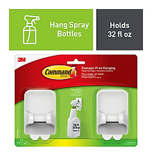 Command Spray Bottle Hangers Value Pack, 2-Hangers, 4-Large Strips (17009-HW2ES) (3)