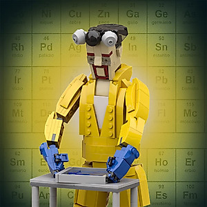 Break Bad Action Figure Building Kit, Walter White Building Block Model Toy, DIY Building Set Christmas Birthdys Suitable for Kids Adult (577PCS)