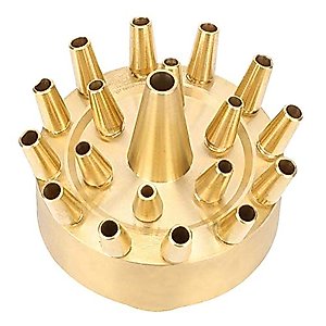 Fdit Pond Fountain Head, Garden Water Fountain Spray Nozzle Sprinkler Head Female Thread 1in
