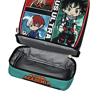 My Hero Academia Lunch Box MHA Deku Bakugo Shoto Todoroki Plus Ultra Kids Lunch Bag Tote