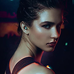 MIANHT Wireless Earbuds - Bluetooth Headphones with Wireless Charging Case, Digital LED Intelligence Display, 9D Stereo HiFi Sound, Sports Earphones for Running