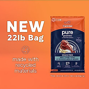 Canidae Pure Real Lamb, Goat & Venison Meals Recipe Adult Dry Dog 24 LB
