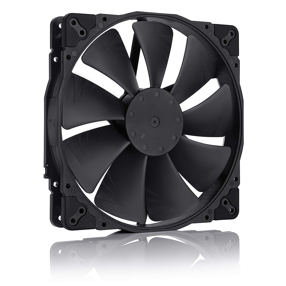Noctua NF-A20 PWM chromax.Black.swap, Premium Quiet Fan, 4-Pin (200x30mm, Black) For Desktop