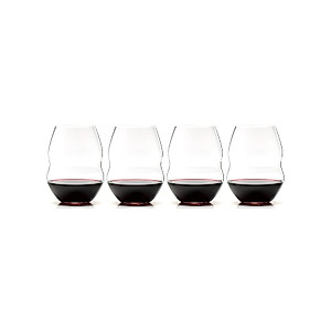Riedel Swirl Stemless Red Wine Glass, Set of 4