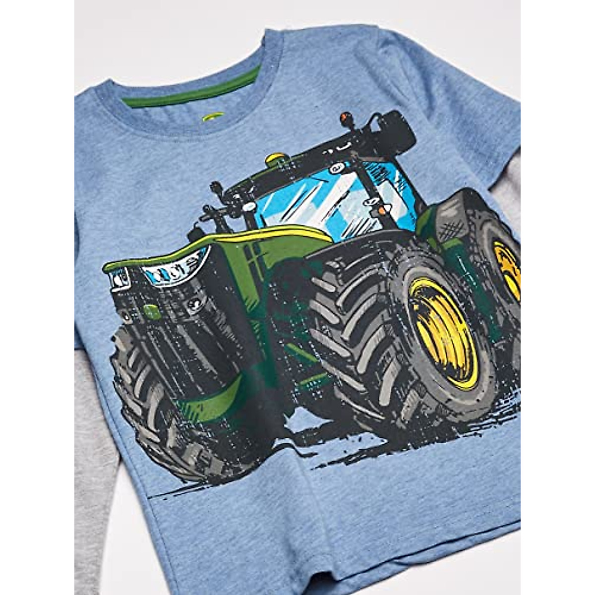 John Deere Child 4-7 Boys' T-Shirt, Chambray Blue, 7