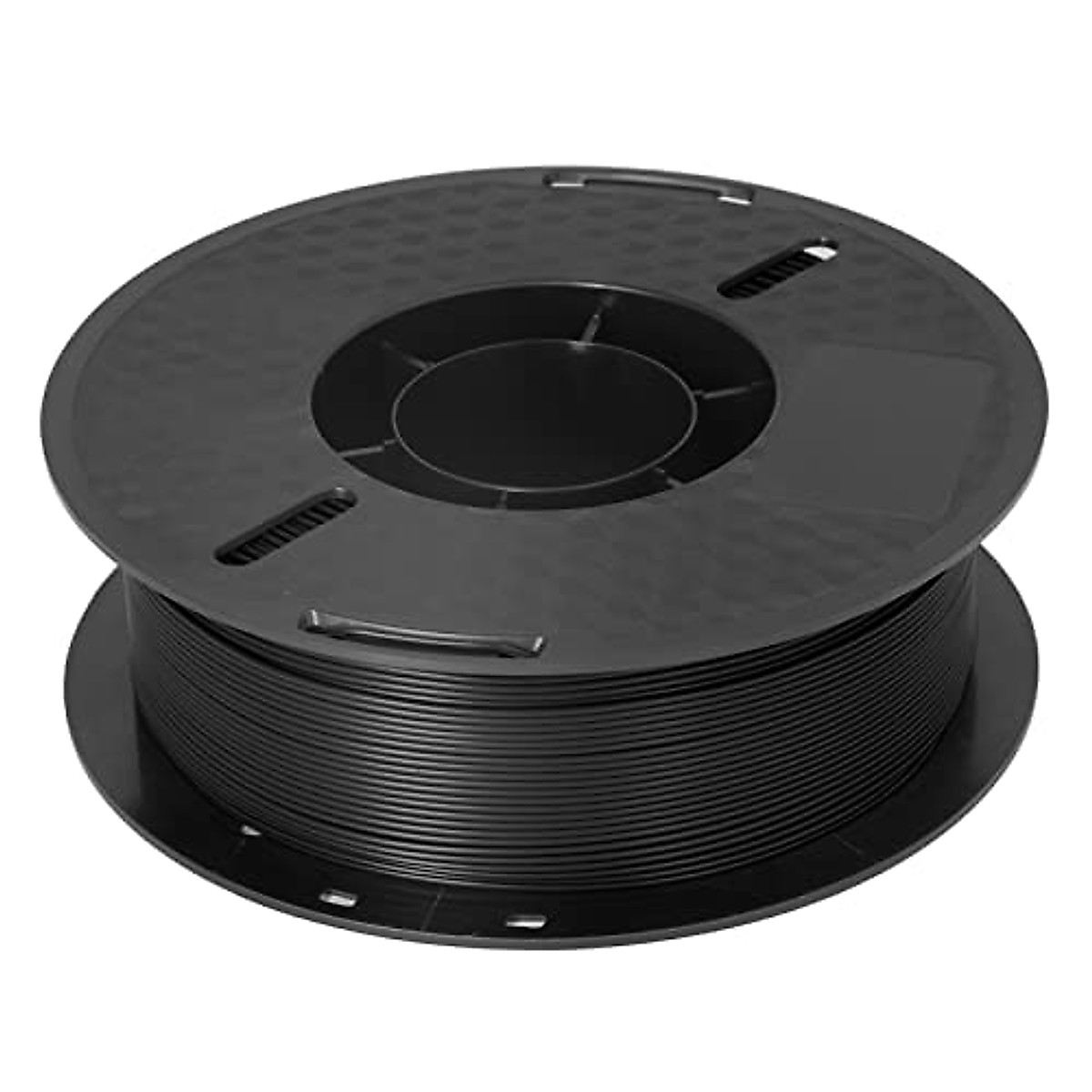 PLA Filament, 1kg 3D Printer Consumable Bubble Free Smokeless for Printing(Black)