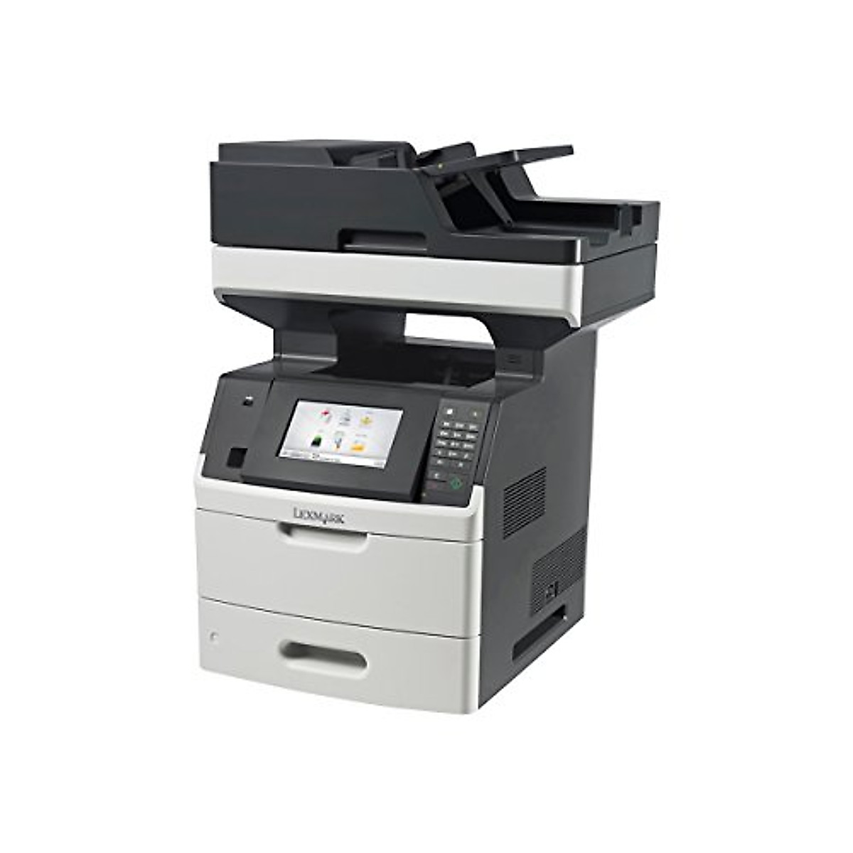 Lexmark MX710DE Monochrome Printer with Scanner, Copier and Fax - 24T7401,Gray/white