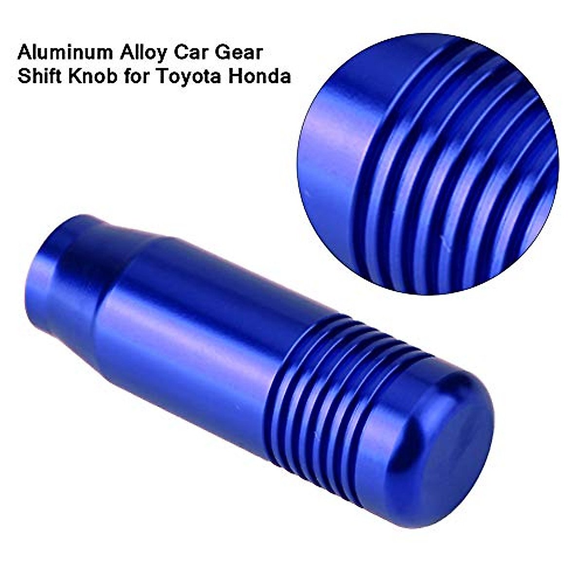 xuuyuu Gear Shift Knob,Aluminum Alloy Car Manual Gear Shift Knob 8.5cm Handle Shifter Head for Toy-OTA Hon-da Shifter Head Replacement (Blue)