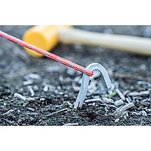 SE 9" Heavy Duty Aluminum Tent Pegs Stakes (4 PC.) - 914ATP