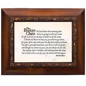 Cottage Garden Broken Chain Little Knew God Goin Woodgrain Embossed Ashes Bereavement Urn Box