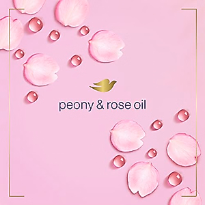 Dove Advanced Care Hand Wash Peony & Rose Oil 4 Count for Soft, Smooth Skin, More Moisturizers Than The Leading Ordinary Hand Soap, 12 oz