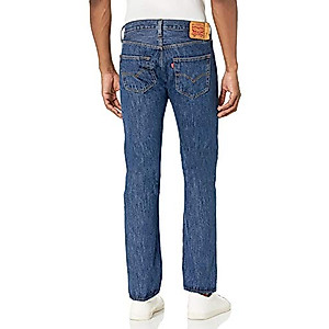Levi's Men's 501 Original Fit Jeans (Also Available in Big & Tall), Dark Stonewash, 34W x 34L