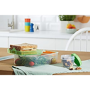 Sistema Bento Box Adult Lunch Box with 2 Compartments
