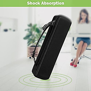 SITHON Hard Shell Travel Case for Brother DS-640 / DS-740D / DS-720D Duplex Compact Mobile Document Scanner, Portable Storage Carrying Case with Hand Strap, Carabiner (Case Only)