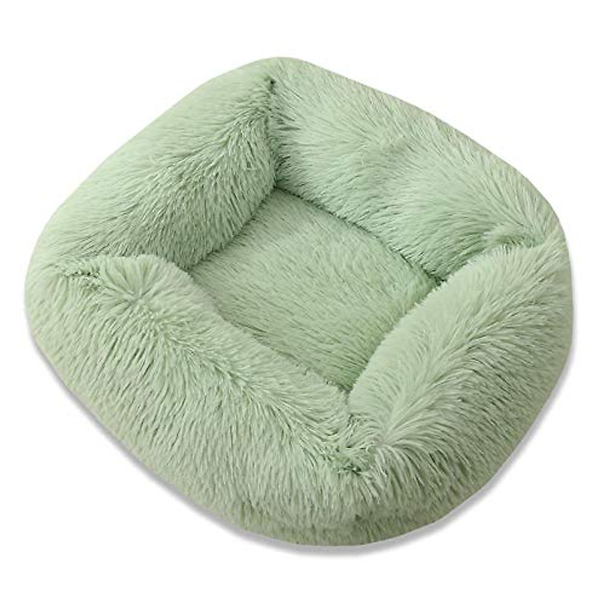 Bed Fruity Green Plush Square Beds for Small Medium Large Dogs Super Soft Winter Warm Sleeping Mats for Cats 1Pcs M