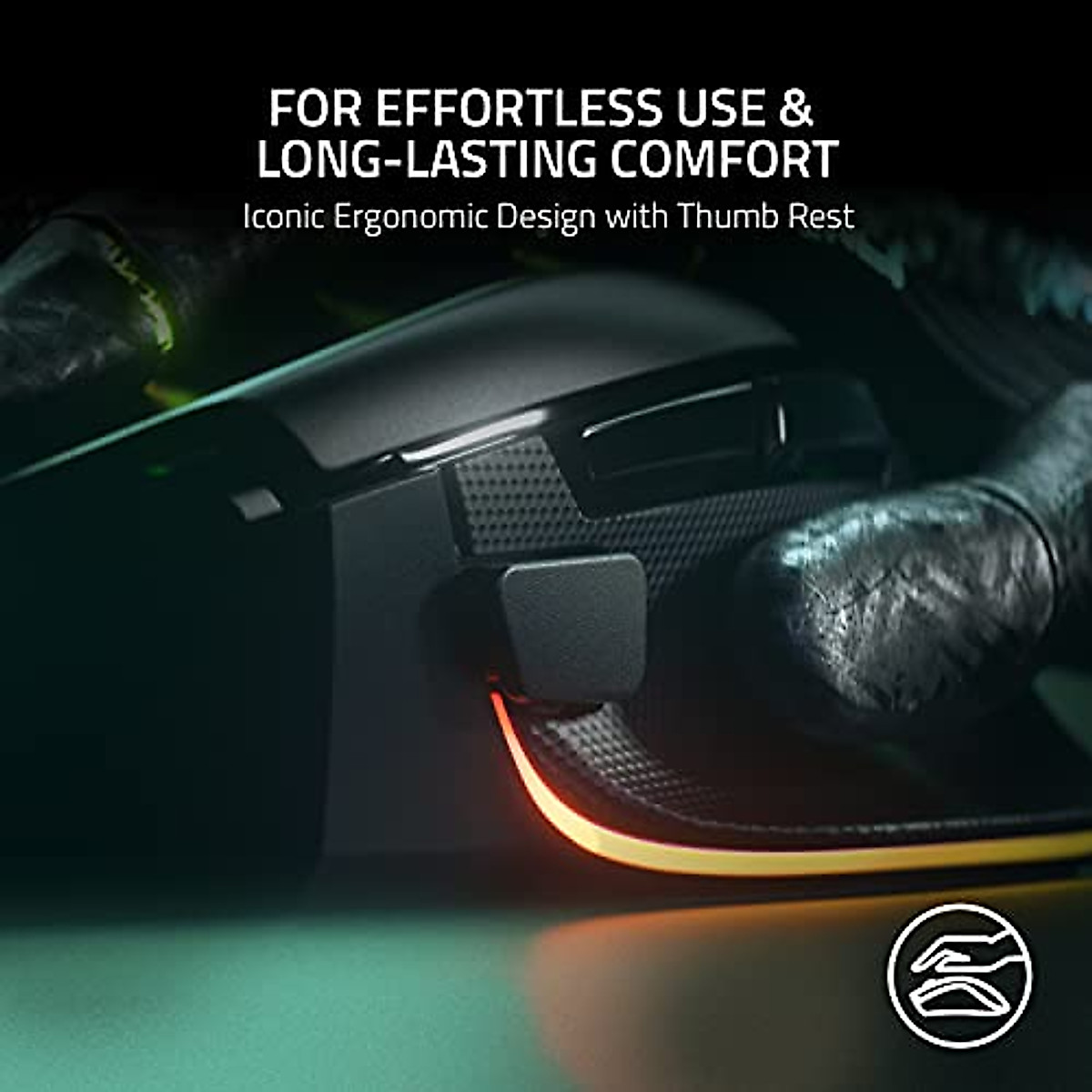 Razer Basilisk V3 - Ergonomic Wired Gaming Mouse