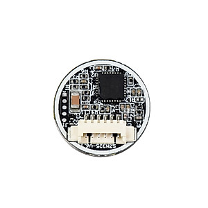 Waveshare UART Fingerprint Sensor (D) Round-Shaped All-in-One Cortex Processor 360° Verification Nail Plate-Sized UART Commands Operation