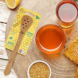 Talisman Designs Laser Etched Beechwood Honey Spreader | Honey Bee Design | Honey Spoons | Cooking Beechwood Utensils | Honey Server | Kitchen Utensils