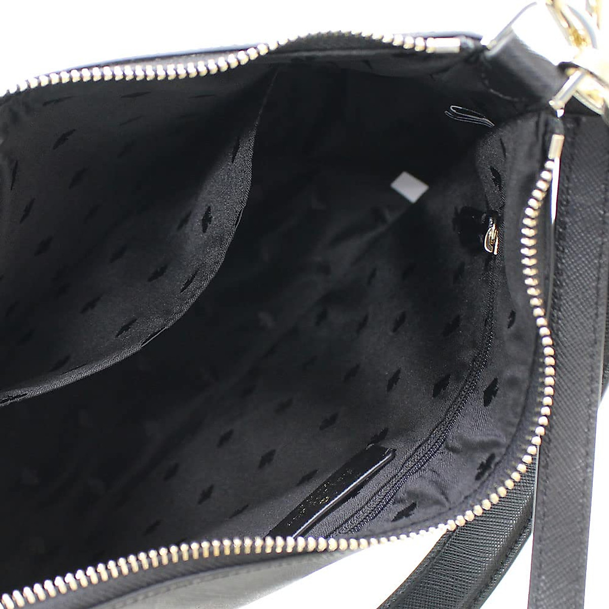 Kate Spade Staci Saffiano Leather Crossbody Bag (Black)