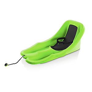 Gizmo Riders: Baby, Toddler Sled - 3-Point Safety Harness, Retractable Tow Strap, Anti-Slip Seat, Sturdy Plastic Snow Sleds for Kids and Infants, Outdoor Toys, Snow Toys, 6 Months +, Up to 55 lbs