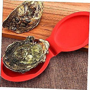 Kitchen Tool 3pcs Oyster Clip Debarking Tool Jar Opener Gloves Holder Crab Shucker Oyster Holder Kitchen Tool Oyster Shucking Tool Oysters Shucking Tool Silica Gel