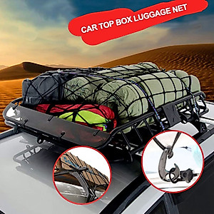 Collapsible Wagon Cargo Net 35in x 20in High Elastic for Utility Carts,Garden Cart,Beach Cart,Folding Trolley Cart,Shopping Cart