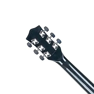 Vault EA-20CE Cutaway Acoustic-Electric Guitar - Black Bundle with Gig Bag, Tuner, Strap, Strings, Instrument Cable, Picks, Austin Bazaar Instructional DVD, and Polishing Cloth