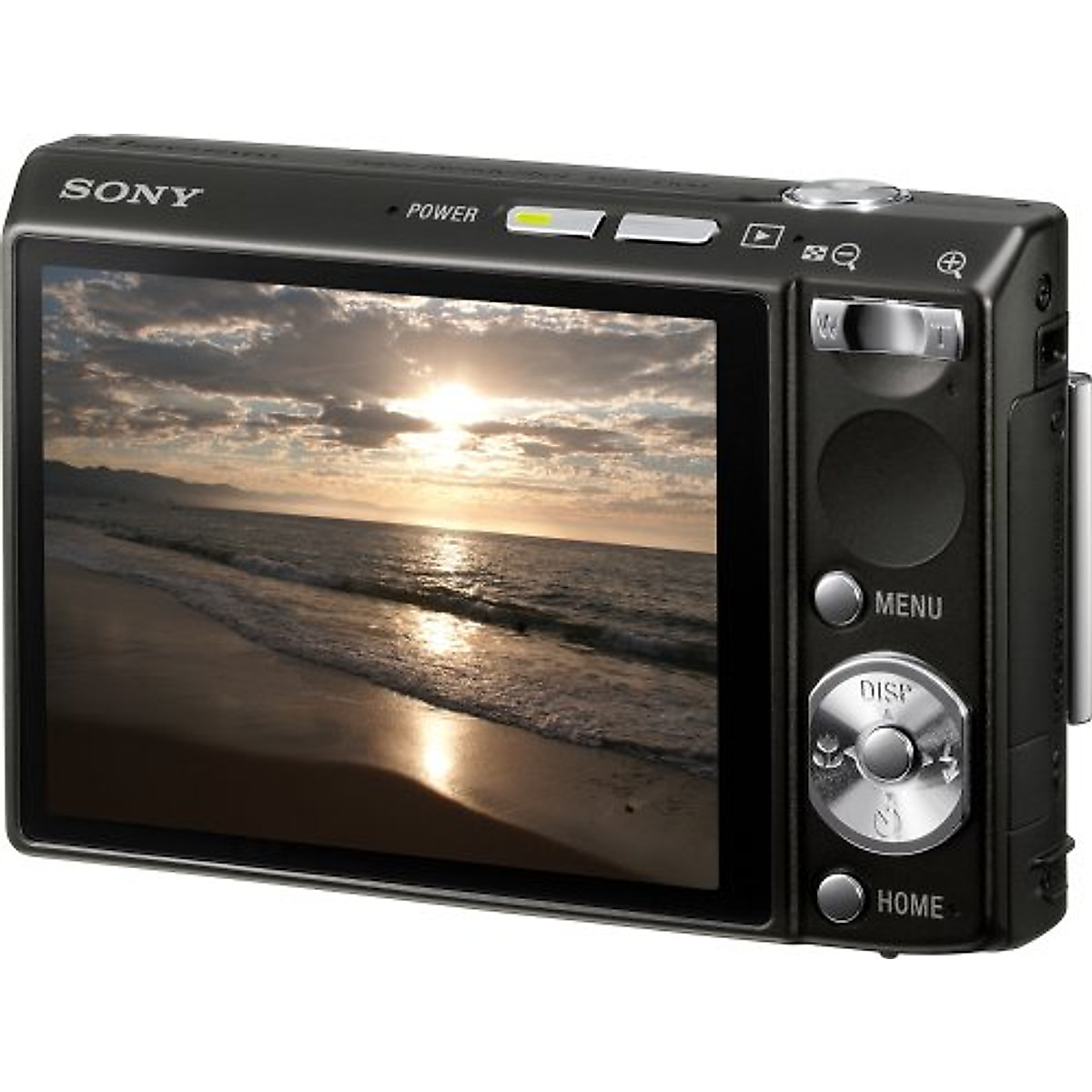 Sony Cybershot DSC-T100 8.1MP Digital Camera with 5x Optical Zoom and Super Steady Shot (Black)