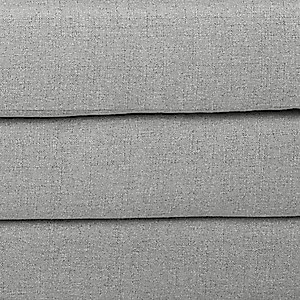 US Pride Furniture Modern Fabric Upholstered Reversible Loveseat with Sofa Bed and Tufted Finish Gray